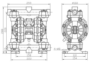 Air Operated Double Diaphragm Pump Manufacturers in India - Ceracin